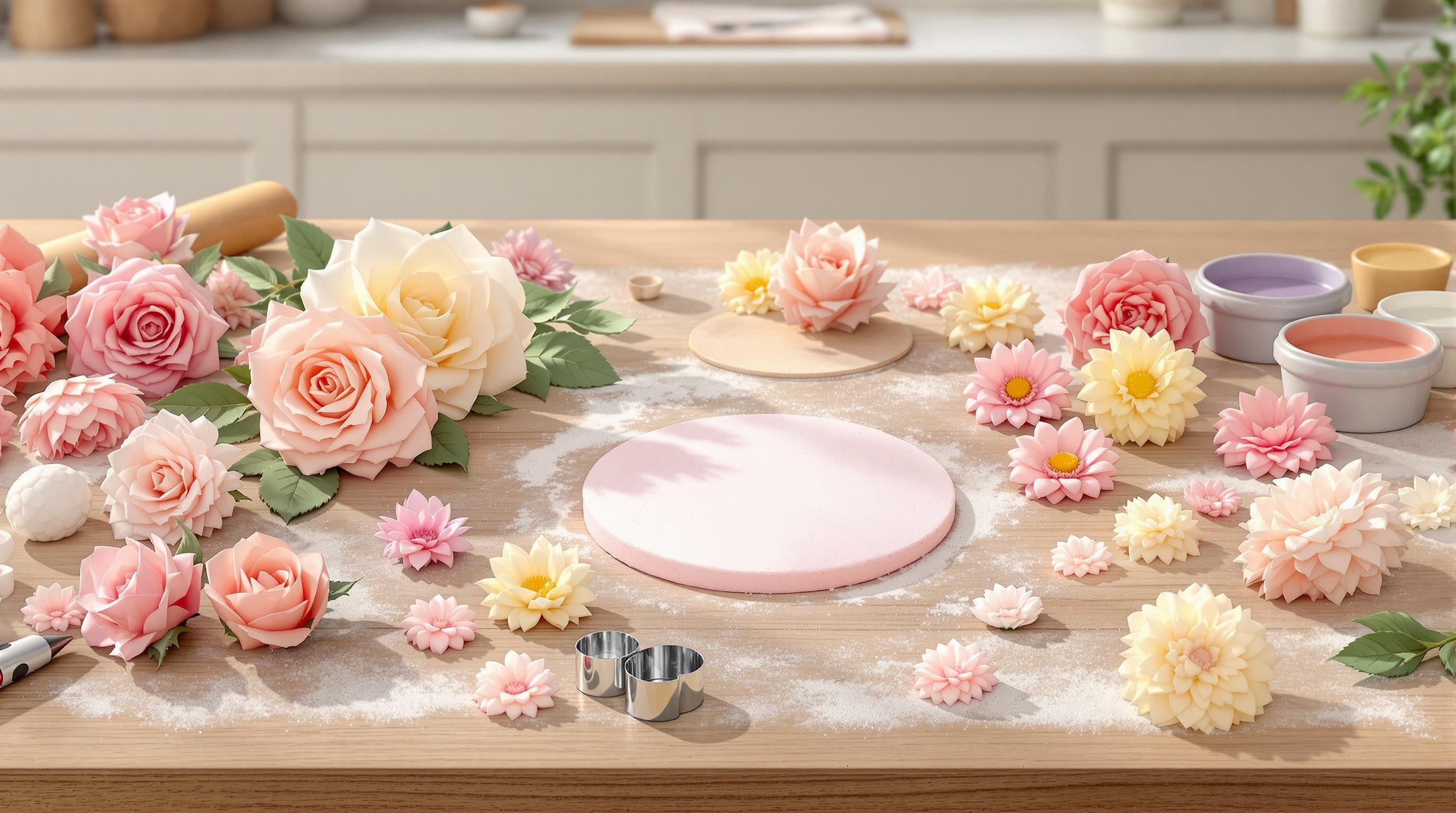 How to Shape Fondant Flowers by Hand – Gloria's Cake & Candy Supplies