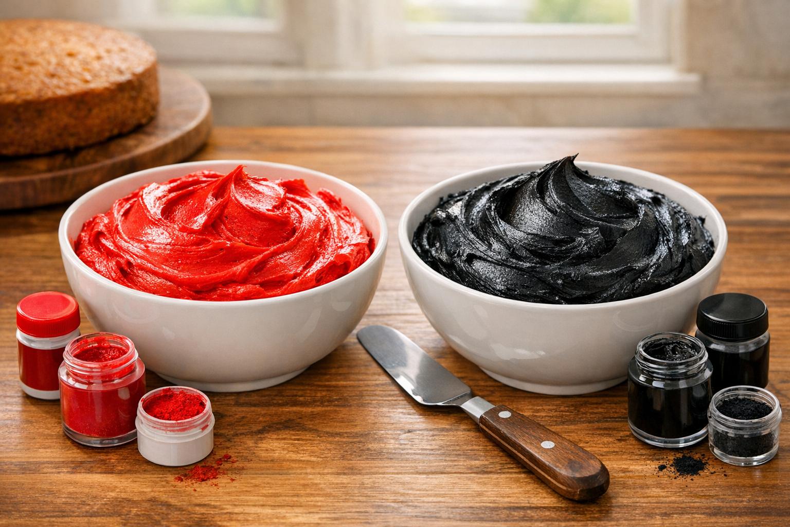 Achieving True Black and Bright Red: Professional Food Coloring Techni ...