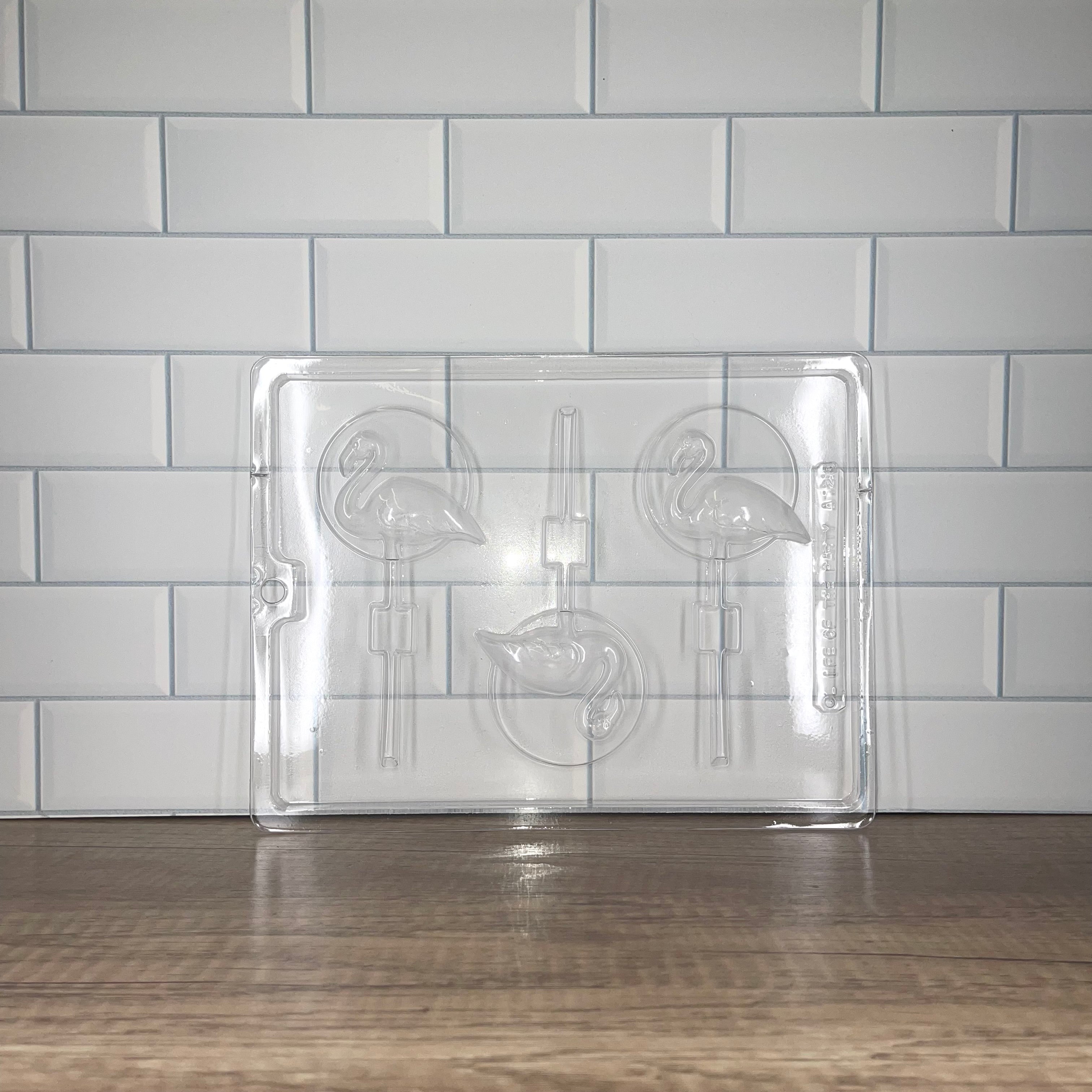 Flamingo Circle Lolly Chocolate Mold – Gloria's Cake & Candy Supplies